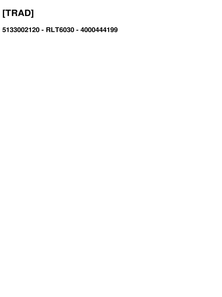 Ryobi RLT6030 Strimmer - Parts List PDF | PDF | Joining | Electrical ...