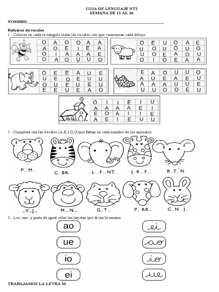 Tarjetas de sílabas con M para imprimir | PDF