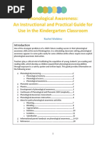Phonemic Inventory and Stimulability Chart | PDF