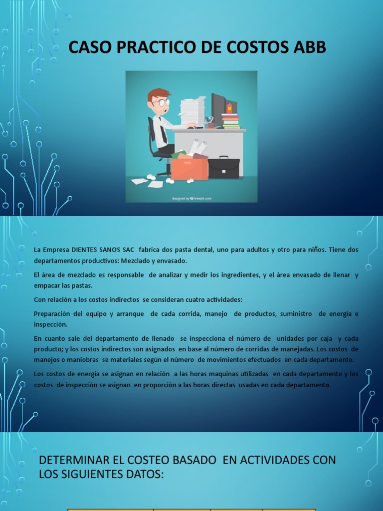 Caso Practico de Costos Abb | PDF | Business | Science