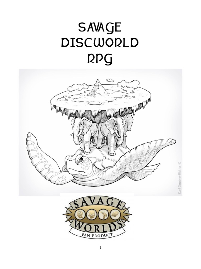 Savage Discworld Complete PDF | PDF | Dwarf (Dungeons & Dragons) | Vampires