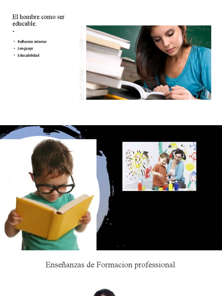 El Hombre Como Ser Educable | PDF | Crecimiento personal y profesional