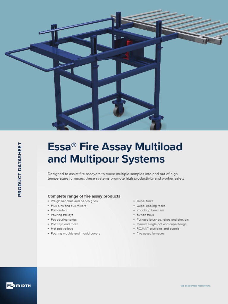 Essa® Fire Assay Multiload and Multipour Systems | PDF | Metallurgical ...