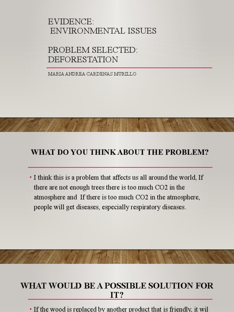 Evidence Environmental Issues | PDF