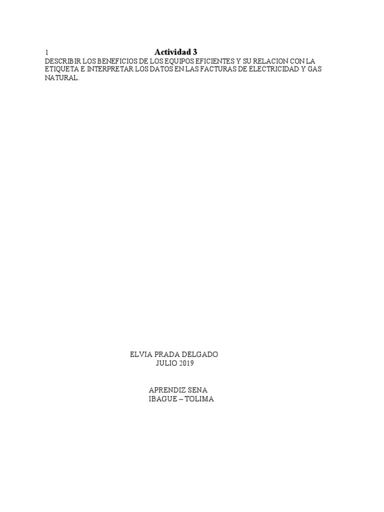 Actividad 3.docx Etiquetas Retiq | PDF | Uso eficiente de energía ...
