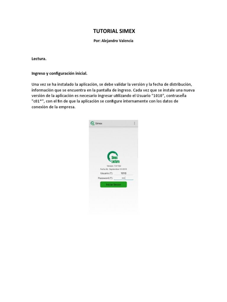 Tutorial Simex | PDF | Ventana (informática) | Servidor web