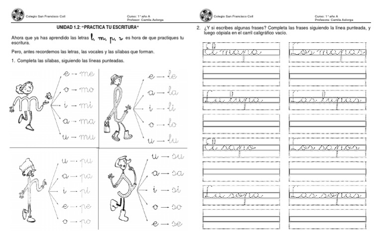 Practica Tu Escritura | PDF