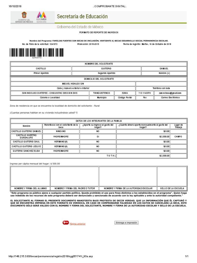 Comprobante Digital - PDF | PDF | Gobierno | Science