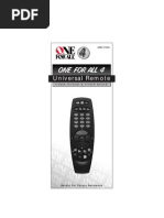 Black Universal Remote | PDF | Set Top Box | Remote Control