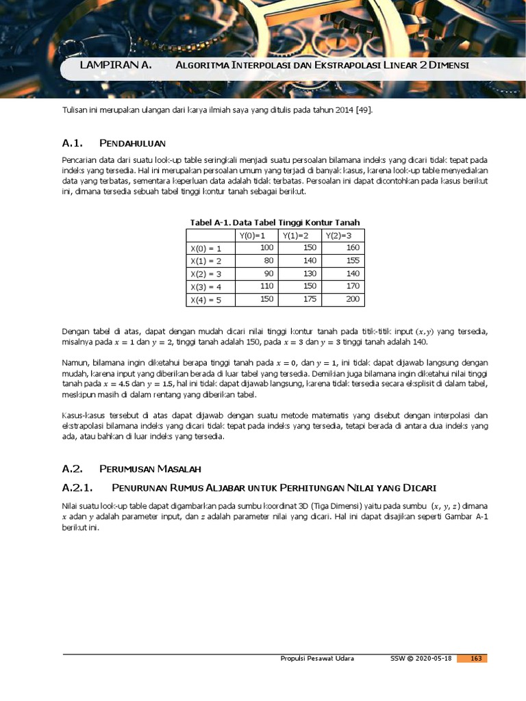 Algoritma Interpolasi Dan Ekstrapolasi Linear 2D | PDF