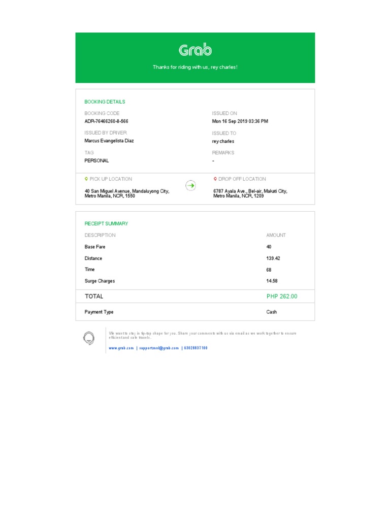 Grab Receipt ADR-76466260-8-566 | PDF