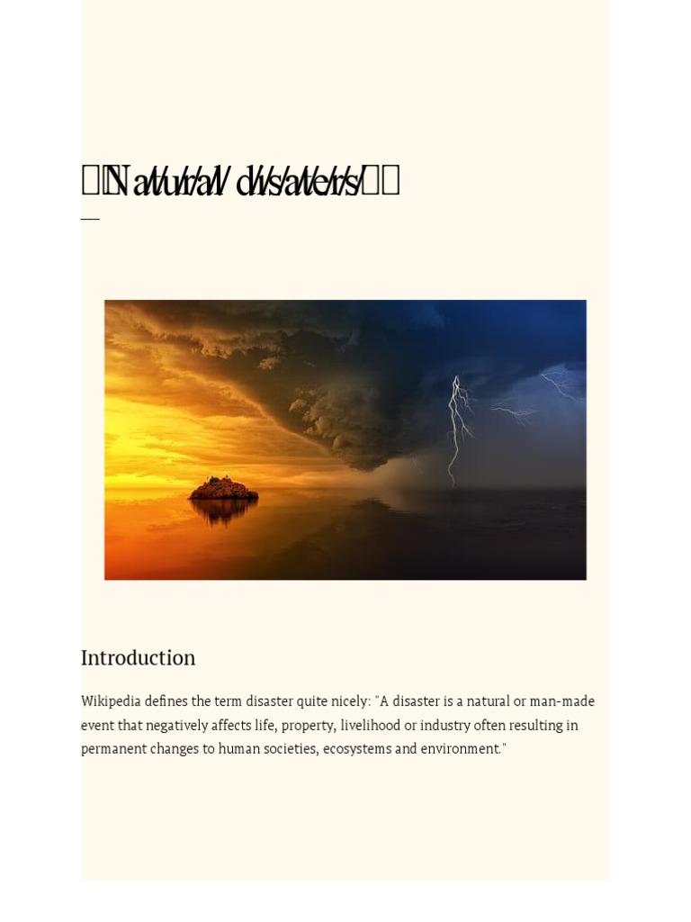 Essay 1 | PDF | Natural Disasters | Flood