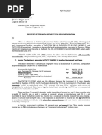 Business Tax Protest Letter | PDF | Corporate Tax | Taxes