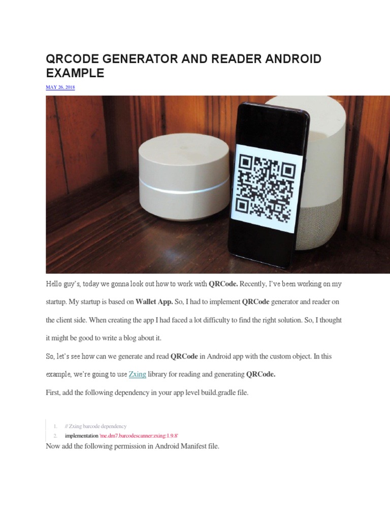 Zxing QR Code Generator | PDF | Qr Code | Image Scanner