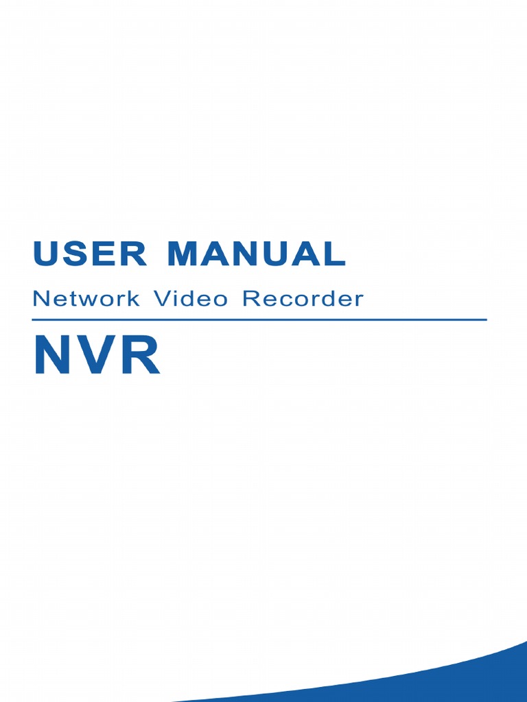 NVR User Manual | PDF | Port (Computer Networking) | Router (Computing)