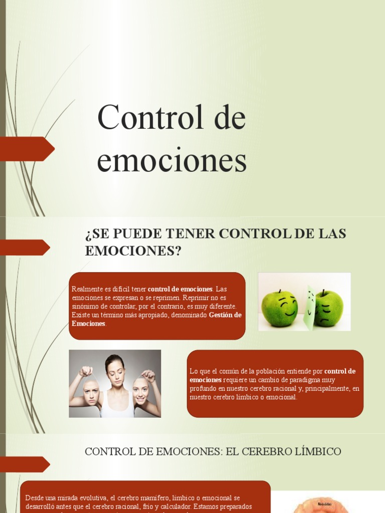 Control de Emociones 23 | PDF | Las emociones | Cerebro