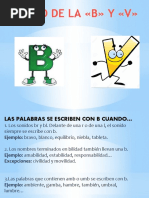 El Uso Correcto de B y V en Palabras Homofonas | PDF