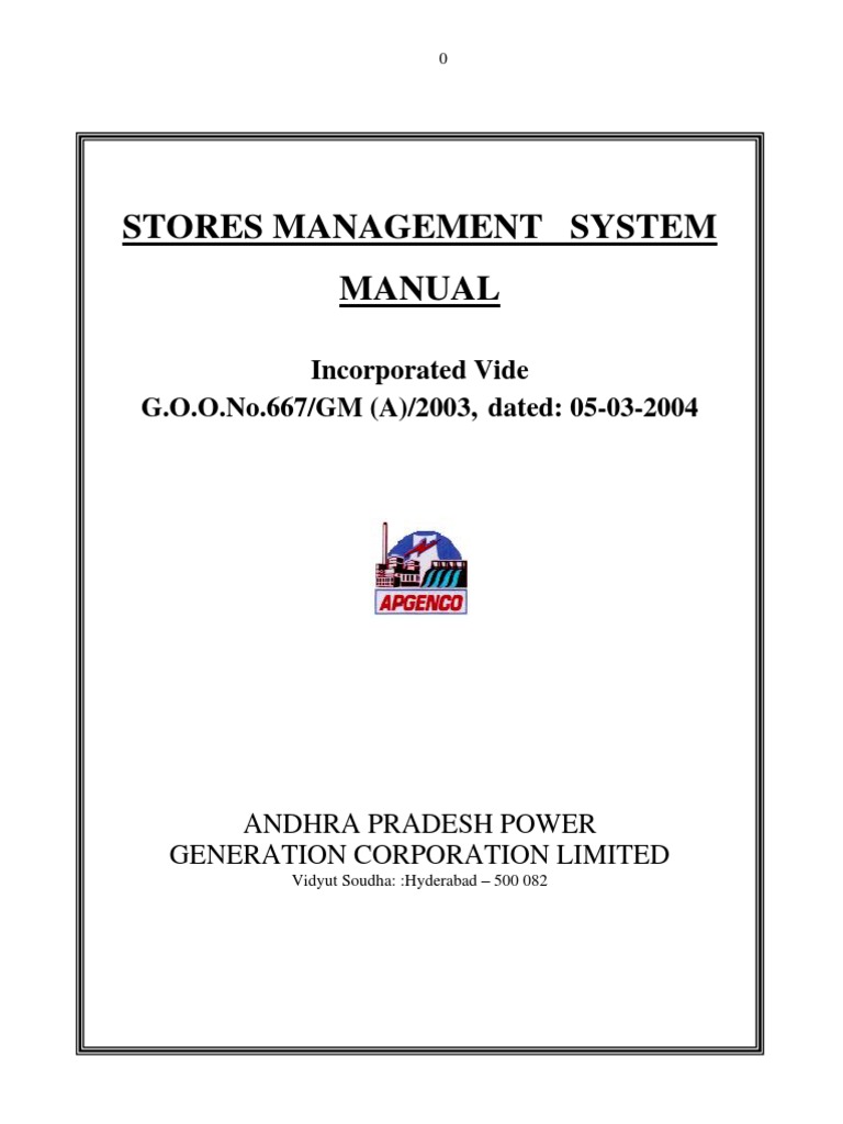 Stores Part I | PDF