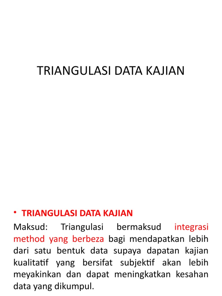 6 Data Triangulasi Kualittaif | PDF | Sains & Matematika