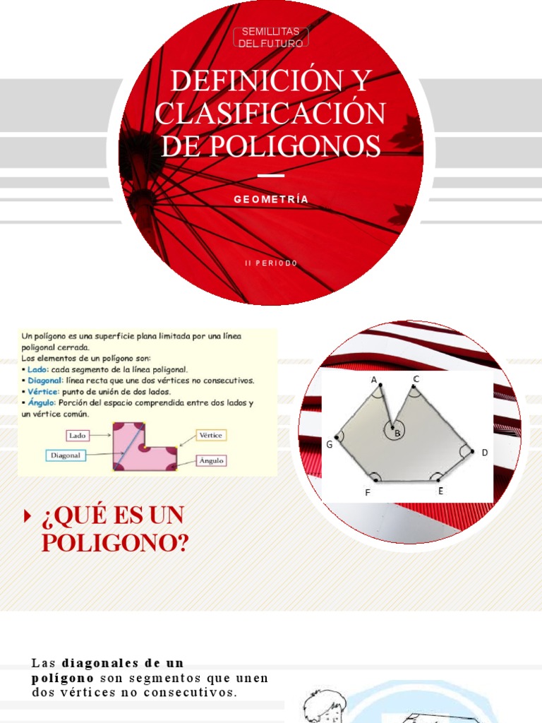 Definición y Clasificación de Diagonales | PDF | Polígono | Geometria ...