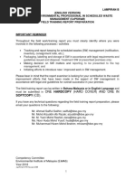 FTR Cepswam Format | PDF | Waste Management | Waste