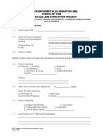 IEE Checklist Form | PDF | Environmental Monitoring | Water