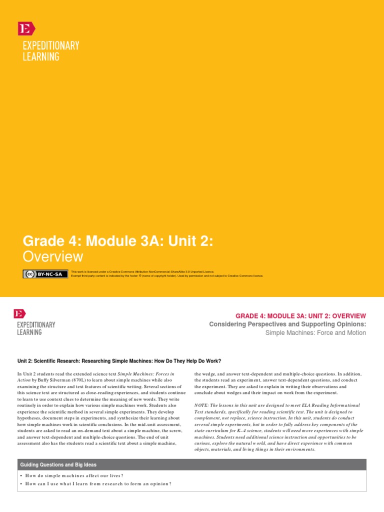 Grade 4: Module 3A: Unit 2 | PDF | Common Core State Standards ...