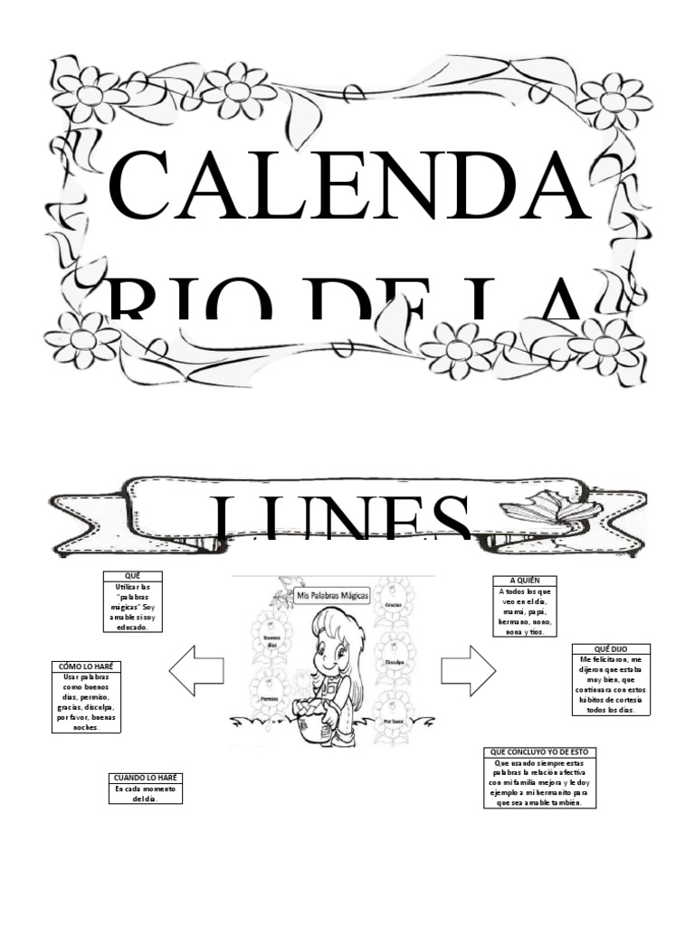 Calendario de La Amabilidad | PDF