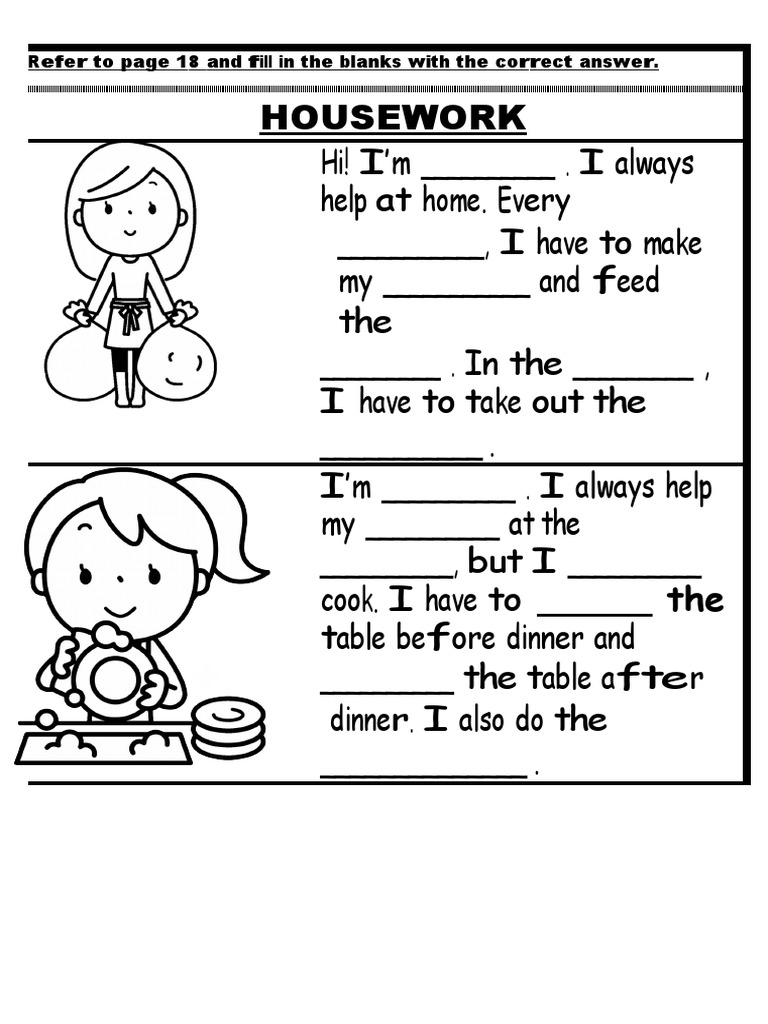 Housework Part 2 | PDF