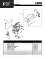 ZT410 ZT420 Parts Catalog Guide | PDF | Printer (Computing) | Belt ...
