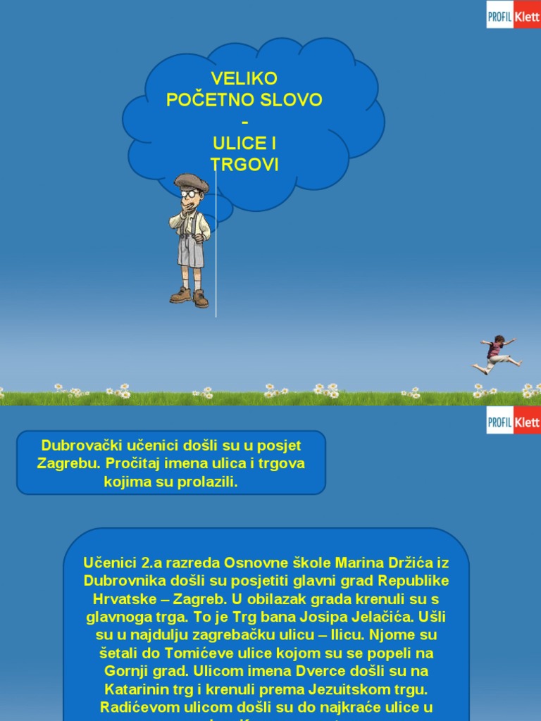 6 Veliko Pocetno Slovo Ulice I Trgovi | PDF