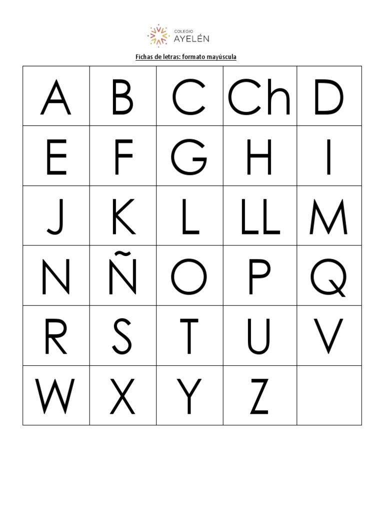 Fichas de Letras | PDF