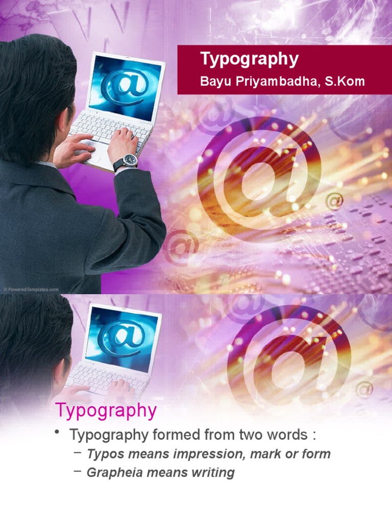 Pertemuan 5 - Typography | PDF | Typography | Typefaces