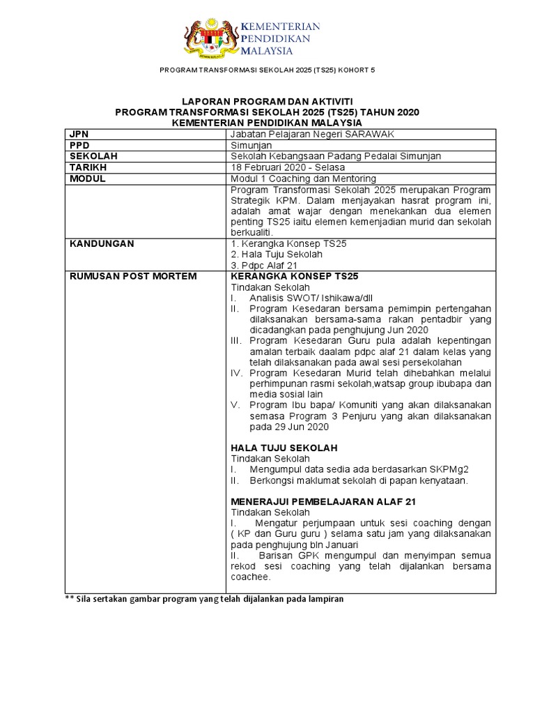 Laporan ts25 SKPP | PDF