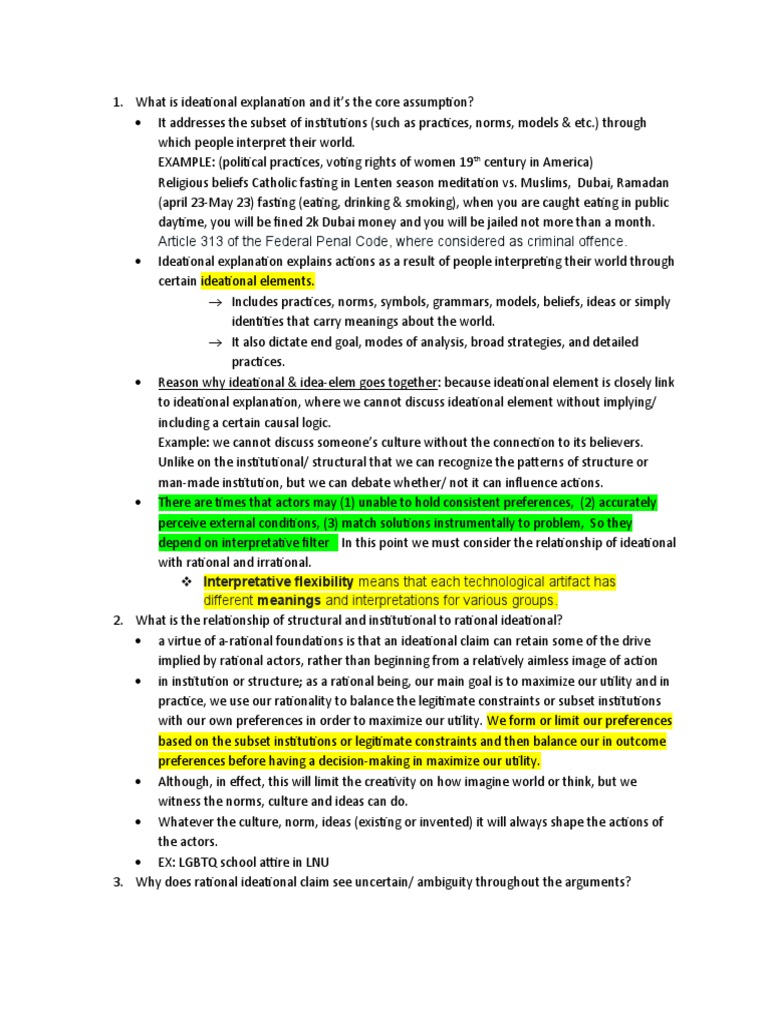 Article 313 of The Federal Penal Code, Where Considered As Criminal ...