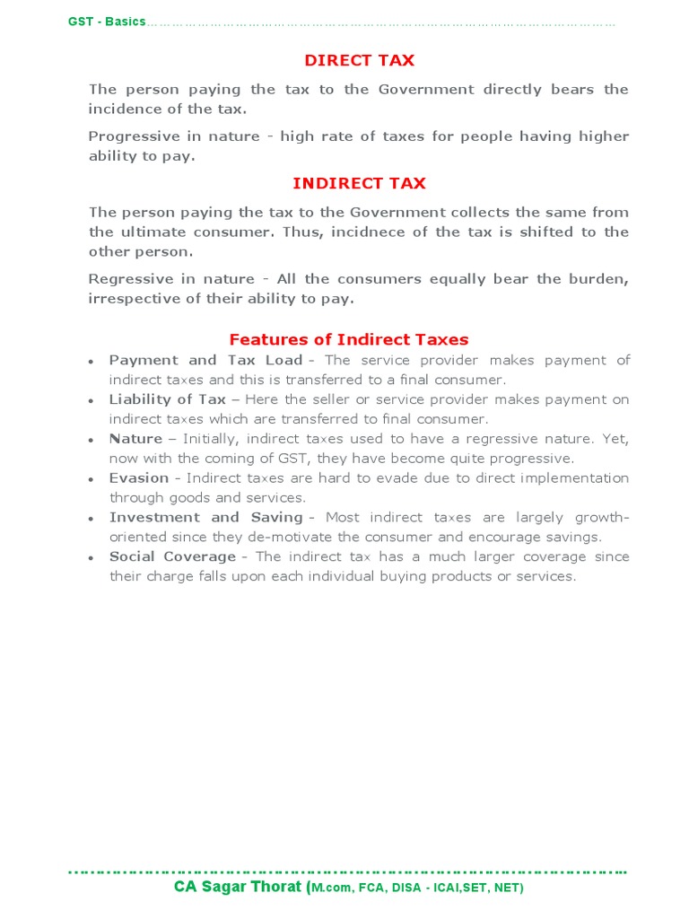 Goods and Services Tax | PDF | Indirect Tax | Value Added Tax