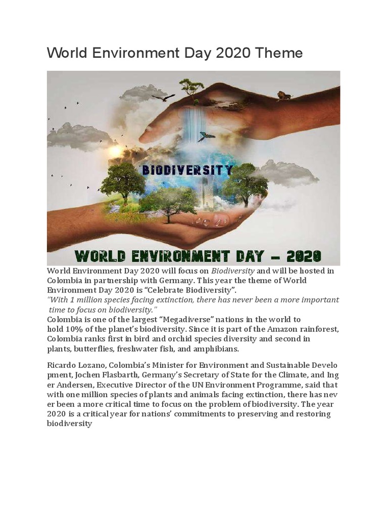 World Environment Day Word | PDF