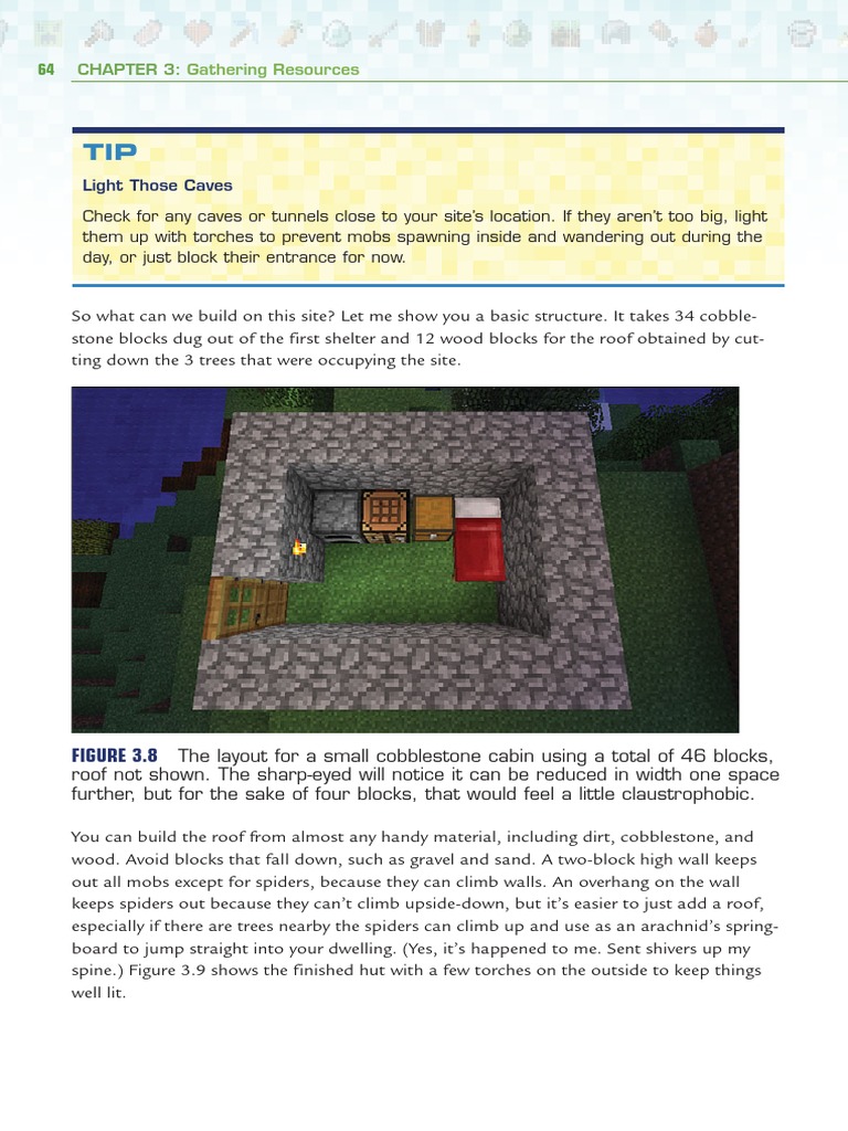 Light Those Caves: Gathering Resources | PDF | Minecraft | Inventory