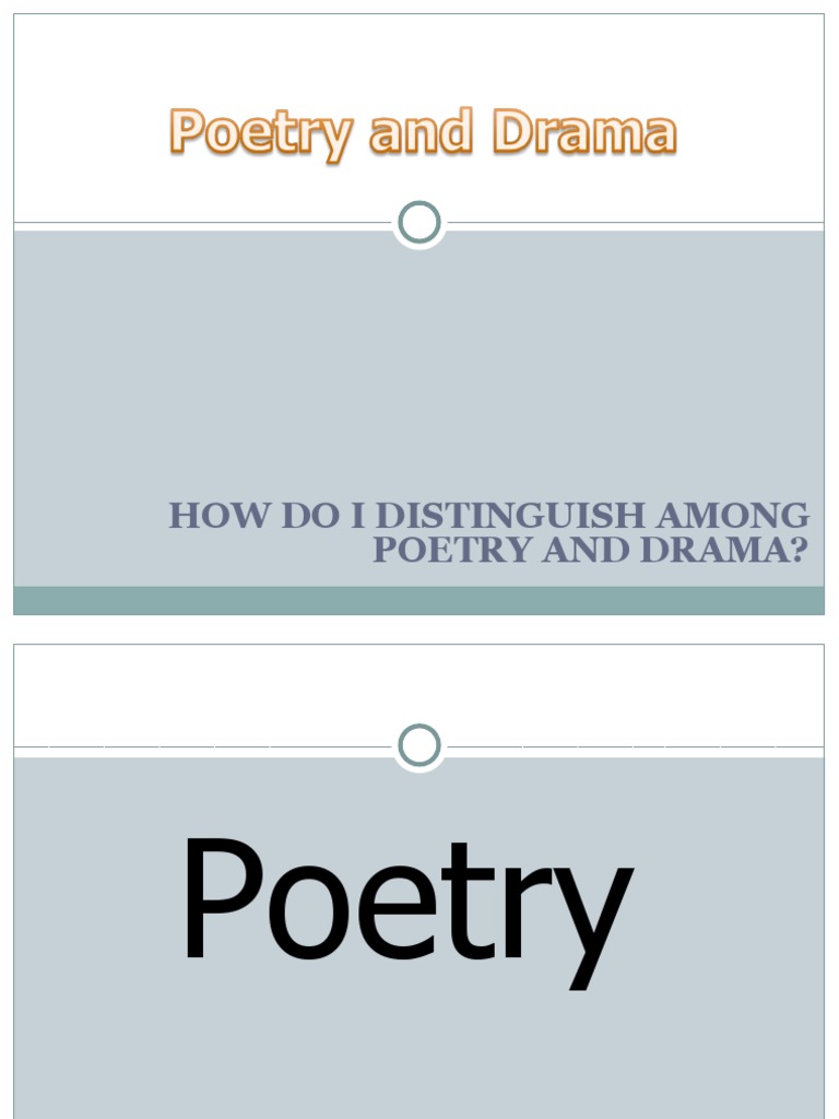 Text Structure Poetry Drama | PDF | Monologue | Poetry