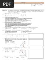 Grade 8 Science 1st Quarter Suative TEst | PDF | Inertia | Force