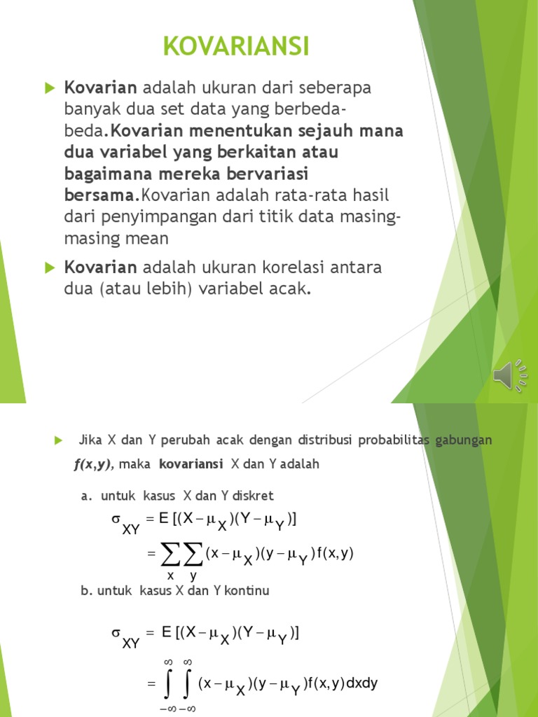 Kovariansi Dan Teorema Chebysev | PDF