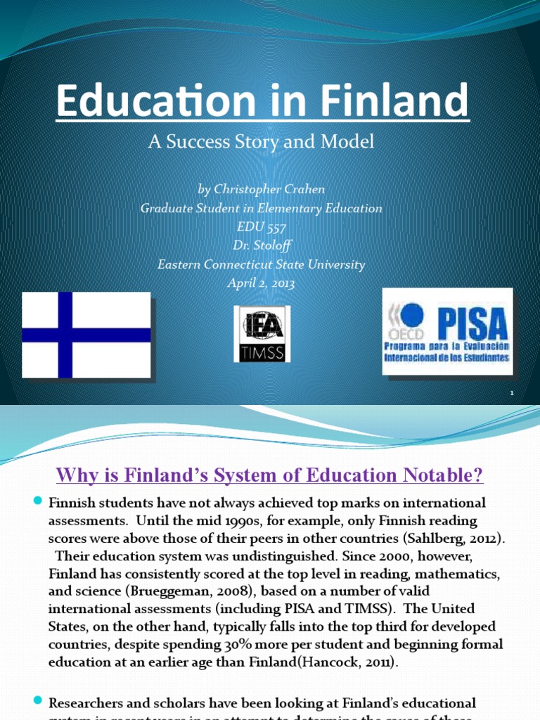 Education in Finland: A Success Story and Model | PDF | Preschool | Finland