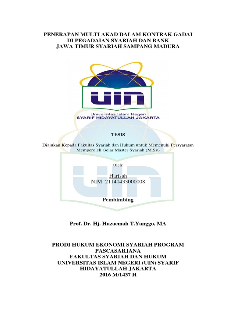 Harisah FSH PDF | PDF | Agama & Spiritualitas