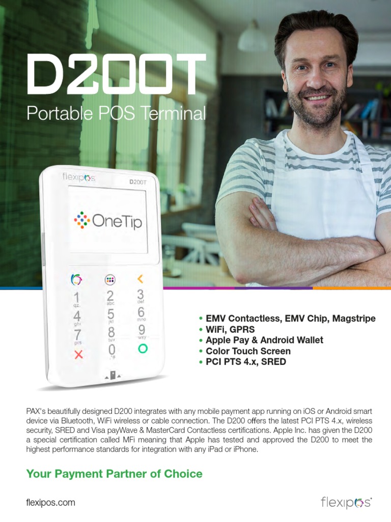 Portable POS Terminal: Your Payment Partner of Choice | PDF | Emv ...