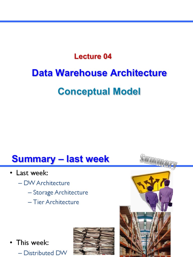Data Warehouse Architecture: Conceptual Model | PDF | Data Model ...