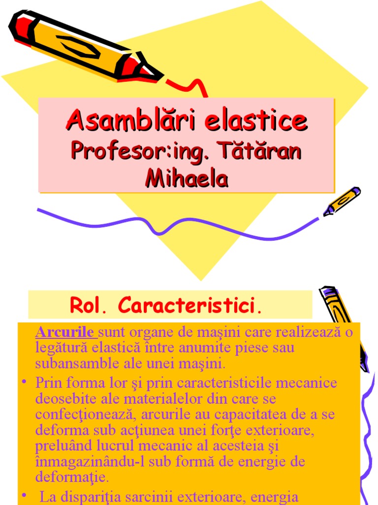 Asamblari Elastice PPT Final | PDF