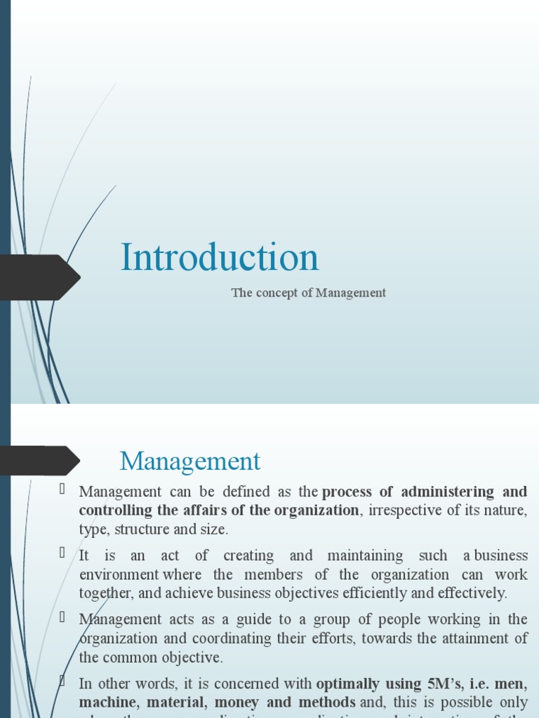 Introduction To Management-1 | PDF | Goal | Business