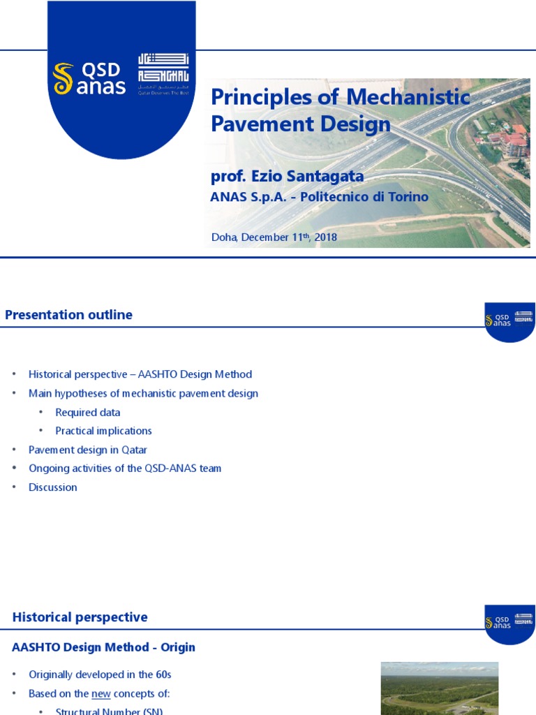 Principles of Mechanistic Pavement Design: Prof. Ezio Santagata | PDF ... Principles of Mechanistic Pavement Design: Prof. Ezio Santagata | PDF ...