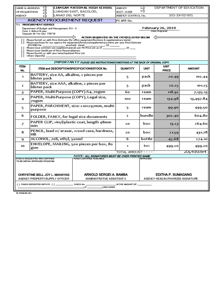 APR DBM Sample | PDF | Business