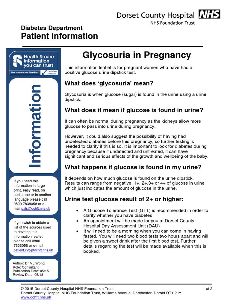 Diabetes, Glycosuria in Pregnancy 0515 | PDF | Diabetes | Endocrine ...
